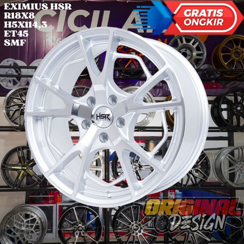 Jual Velg Mobil Ring 18 HSR EXIMIUS R18 Untuk INNOVA , RUSH , WRV , XPANDER | Shopee Indonesia