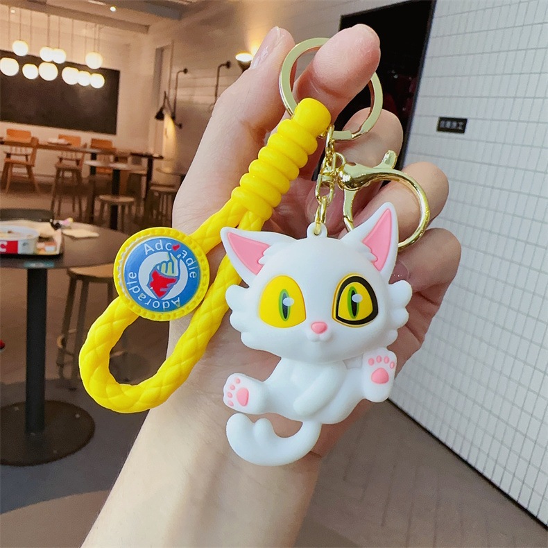 Jual Set Gantungan Kunci Motif Cat Gantungan Kunci Mobil Motor KeyChain ...