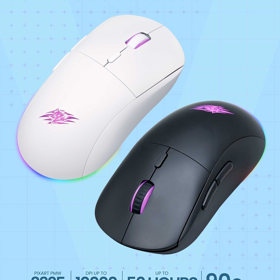 Jual Promo!! Mouse Gaming Wireless RGB Dual e Sades Oculus V2 | Shopee ...