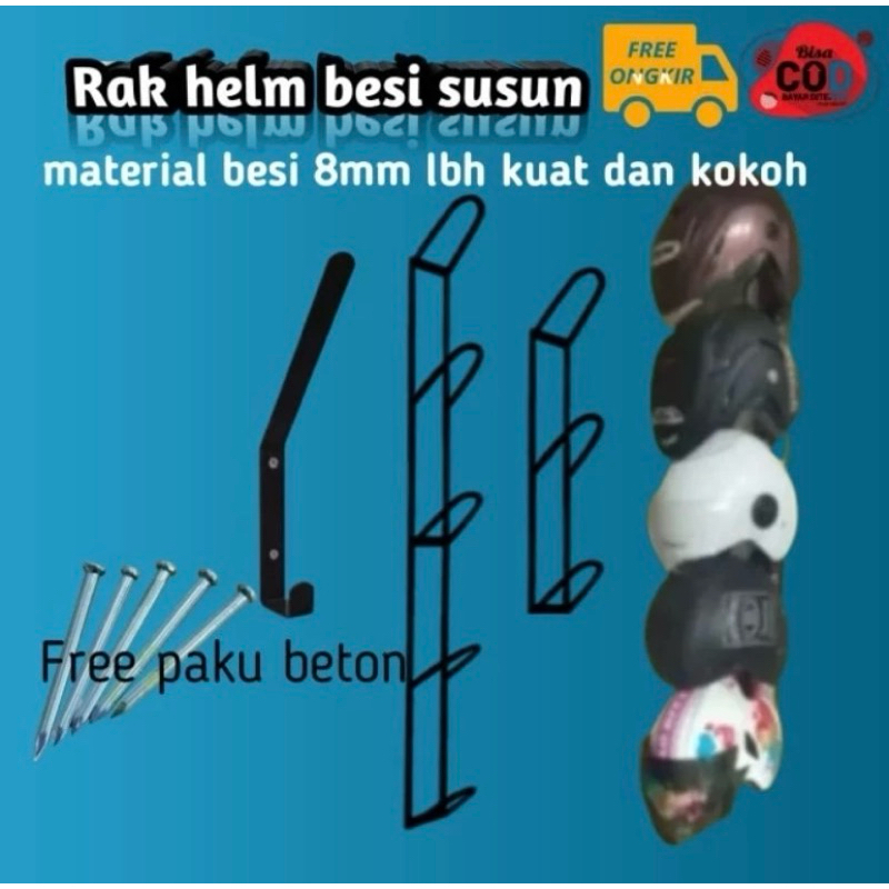 Jual RAK HELM / GANTUNGAN HELM / TEMPAT HELM TEMPEL DINDING | Shopee ...