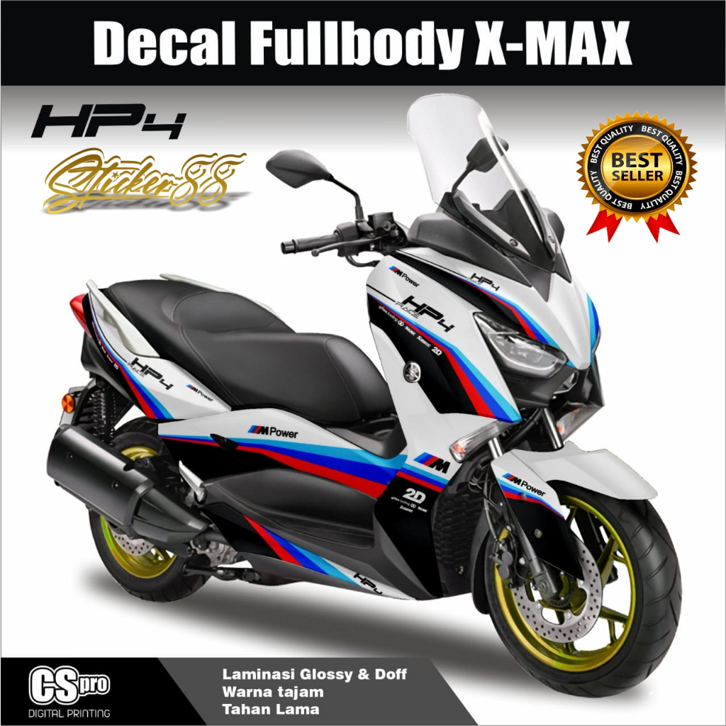 Jual STICKER DECAL YAMAHA XMAX 250 FULL BODY GRAFIS PERTAMINA / DECAL ...