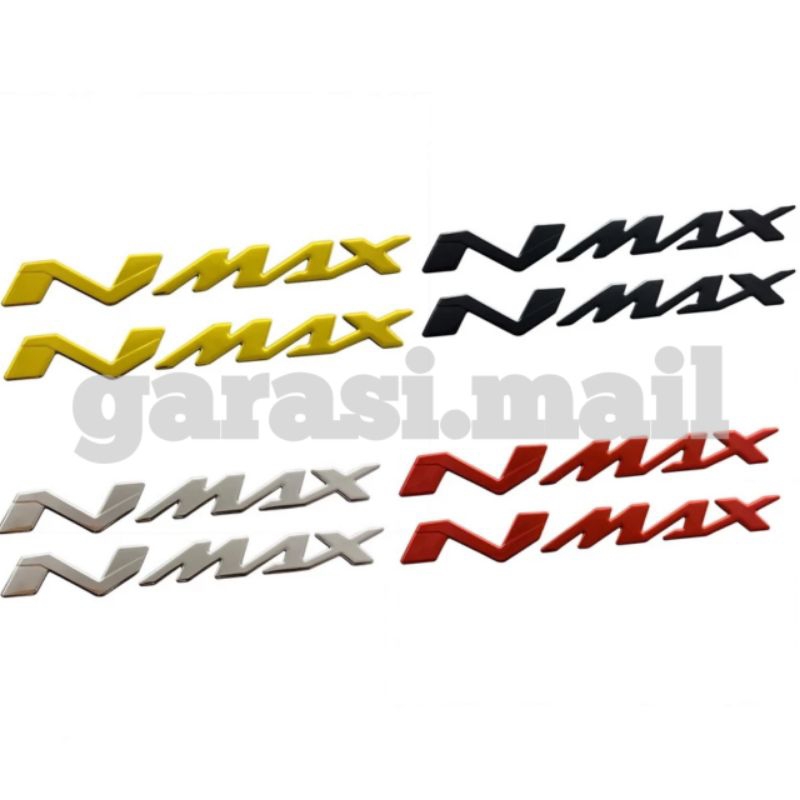 Jual Stiker Emblem Badge Body NMAX Timbul 3D Sticker Tulisan Logo ...
