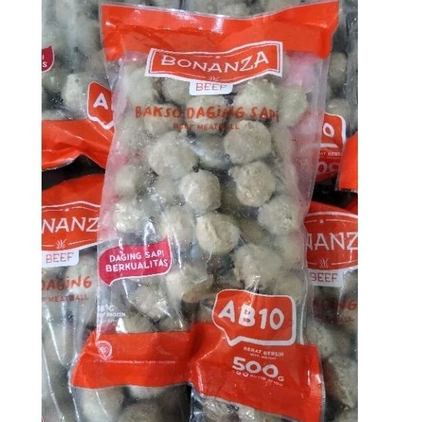 Jual Bakso Sapi Bonanza AB 10 500gr | Shopee Indonesia