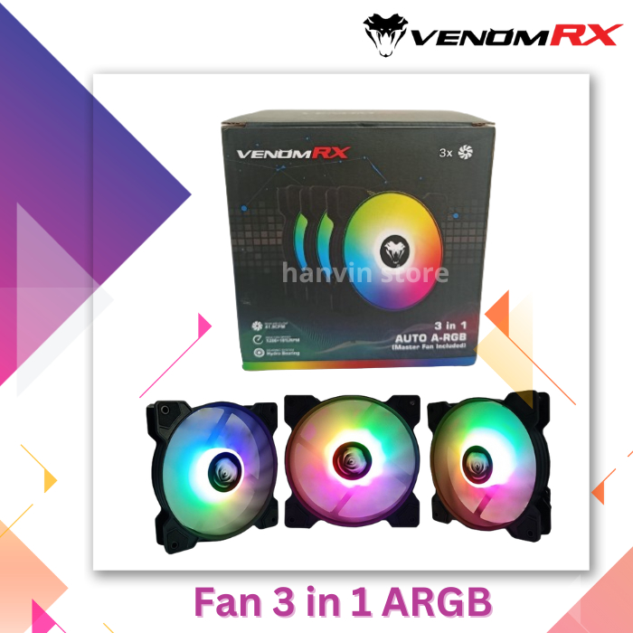 Jual FAN CASING ARGB 3 in 1 VenomRX | Shopee Indonesia