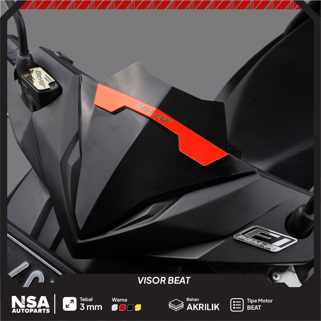 Jual VISOR BEAT NEW HONDA BEAT 2021 2021 VISOR BEAT DELUXE 2021 CANOPY ...