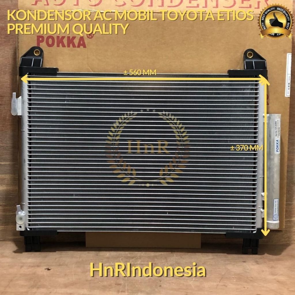 Jual Kondensor AC Mobil Toyota Etios CONDENSOR PREMIUM QUALITY | Shopee ...