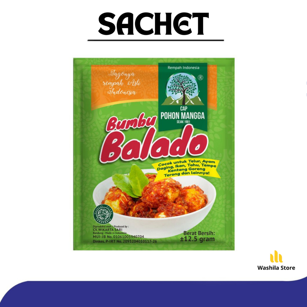 Jual SACHET - Bumbu BALADO Bumbu Bubuk Balado Kemasan Instan Bumbu ...