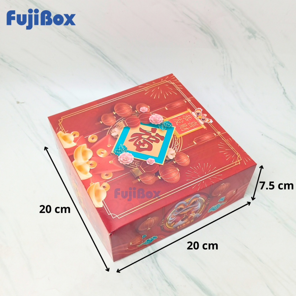 Jual ( 10 Pcs ) Kotak karton dus Box imlek 20 x 20 x 7,5 | Shopee Indonesia