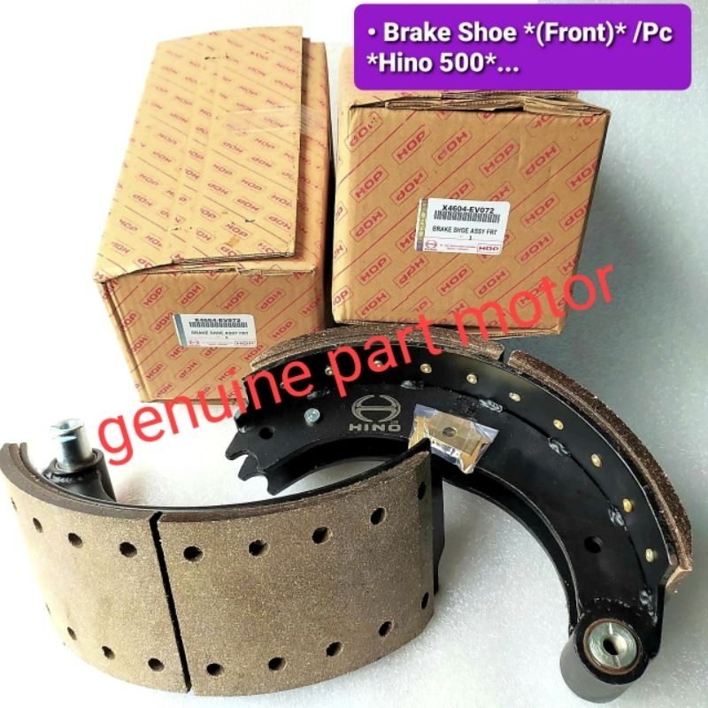 Jual BRAKE SHOE/KAMPAS REM DEPAN PC HINO 500(X4604-EV072) | Shopee ...