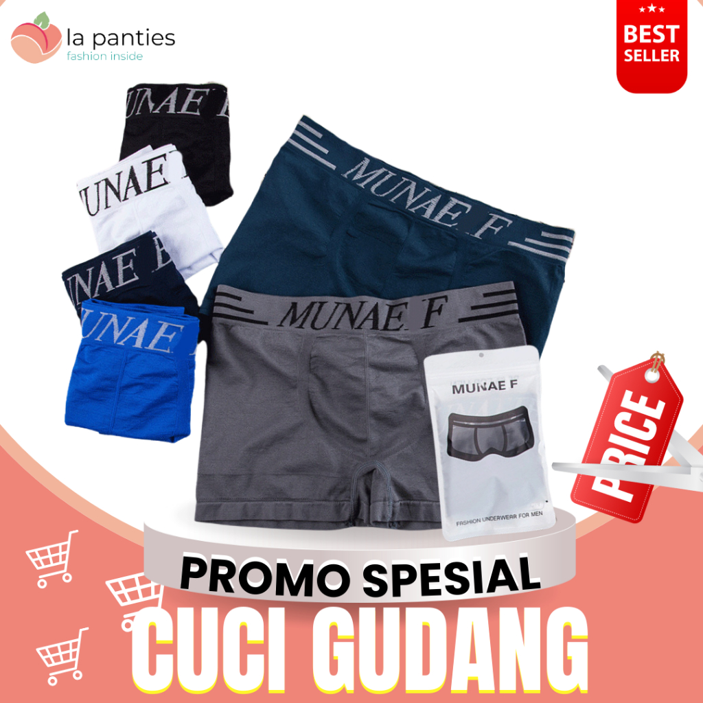 Jual La Panties Celana Dalam Pria Boxer Sempak Underwear Pria Men 1020 ...