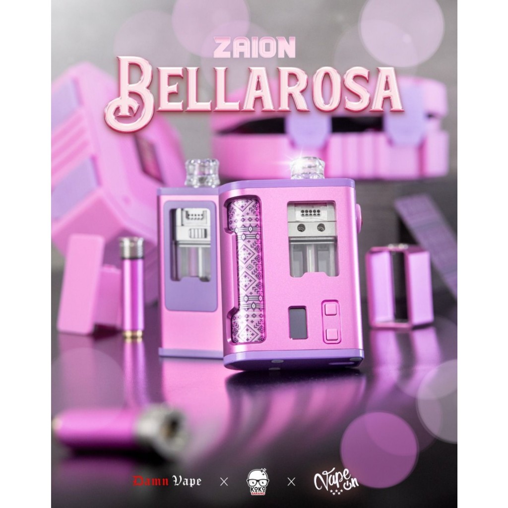 Jual Nitrous Zaion Boro AIO Bellarosa 80W with RBA Authentic by Damn ...