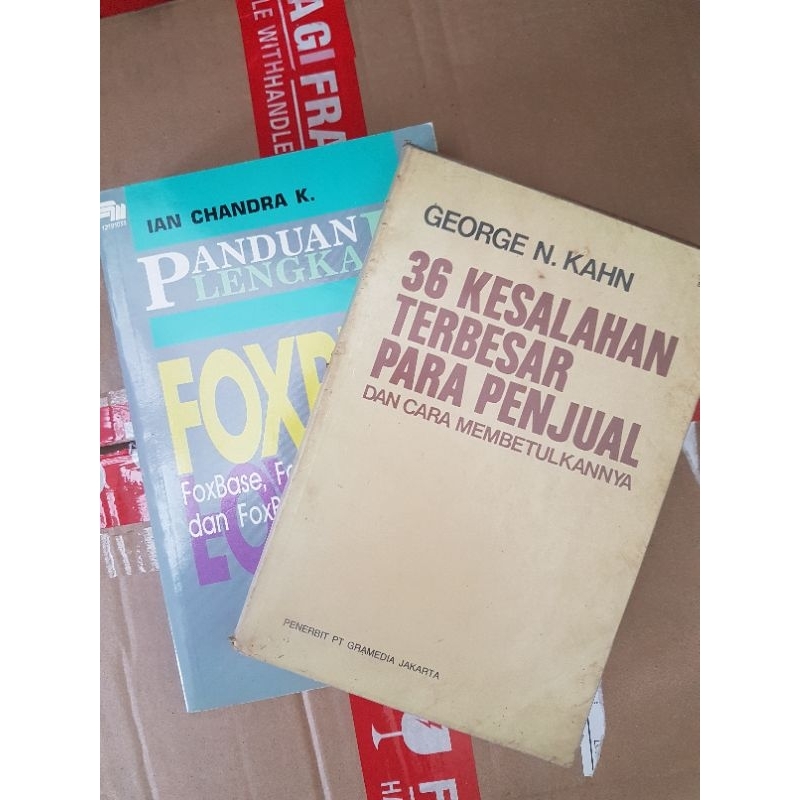 Jual Buku Ilmu Pengetahuan Lengkap FOXPRO, 36 Kesalahan Terbesar Para Penjual dan Cara ...
