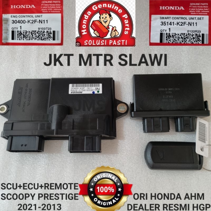 Jual SCU,ECU,REMOTE 1SET K2F N11 scoopy prestige 2021-2021 scoopy ...