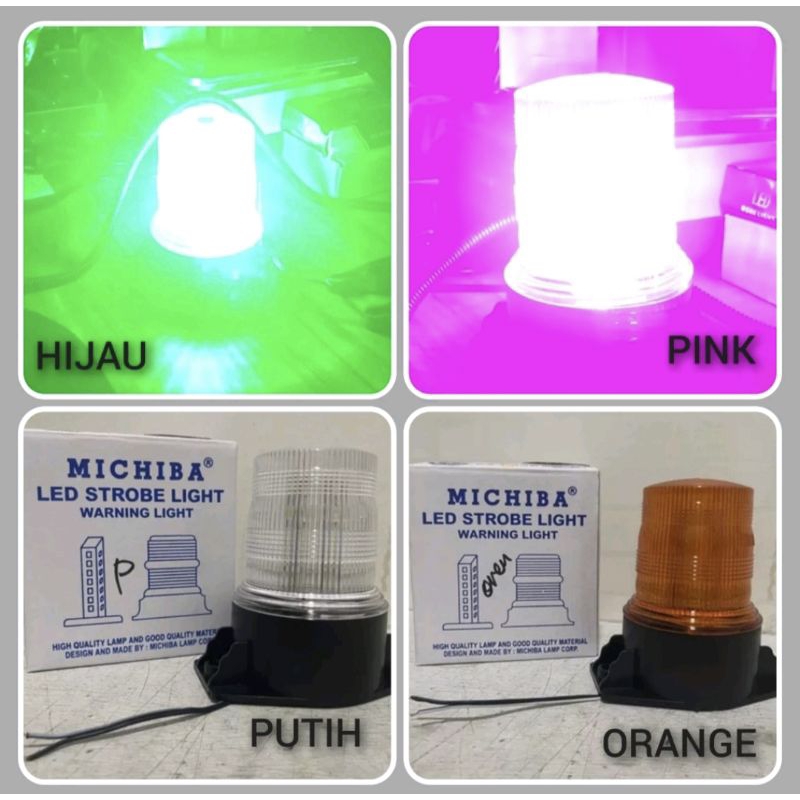 Jual Lampu Rotari Truk Mini Michiba Forklift 12-24Volt varian Putih ...