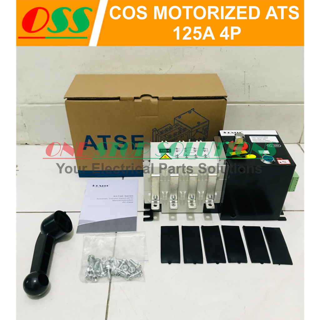 Jual COS MOTORIZED ATS 125A 4P ATS UNIV UNIV-125A UNTUK PANEL ATS AMF ...