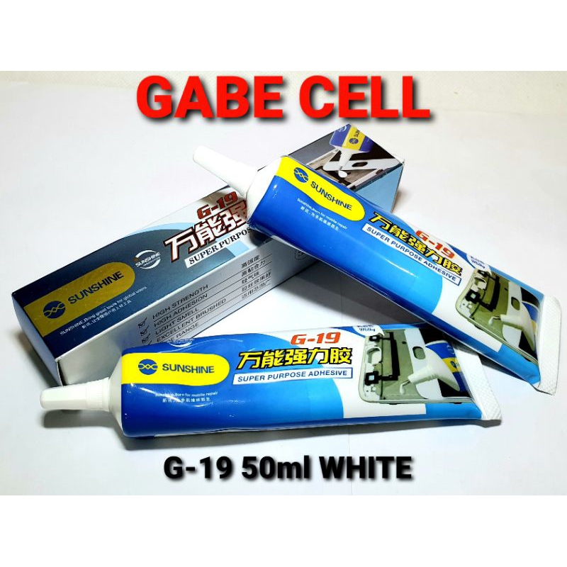 Jual LEM LCD TOUCHSCREEN SUNSHINE G-19/G-20/G-21 50ML CLEAR/BLACK/WHITE ...