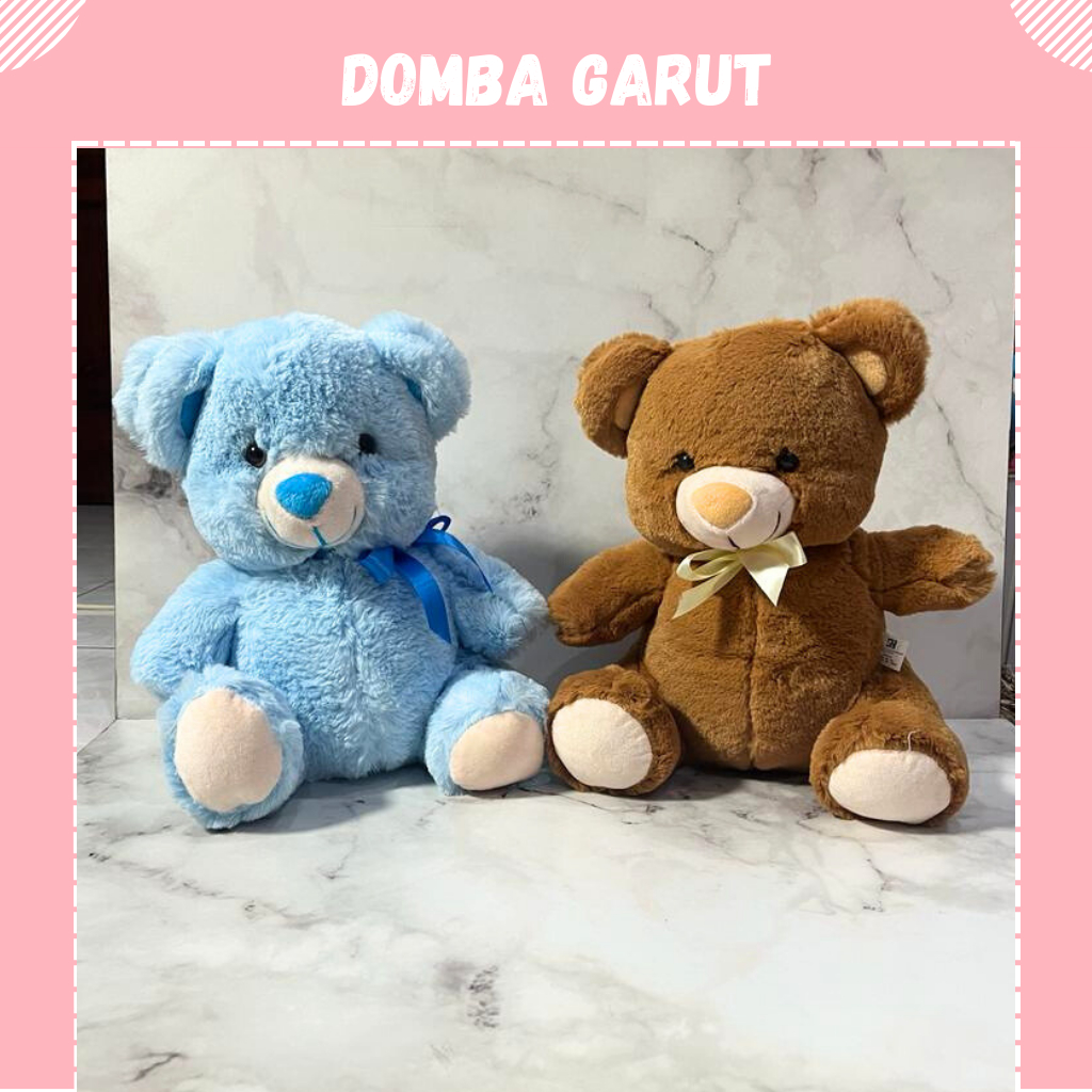 Jual Boneka Teddy Bear Kecil Duduk 30 Cm Boneka Beruang Mini Lucu Duduk ...