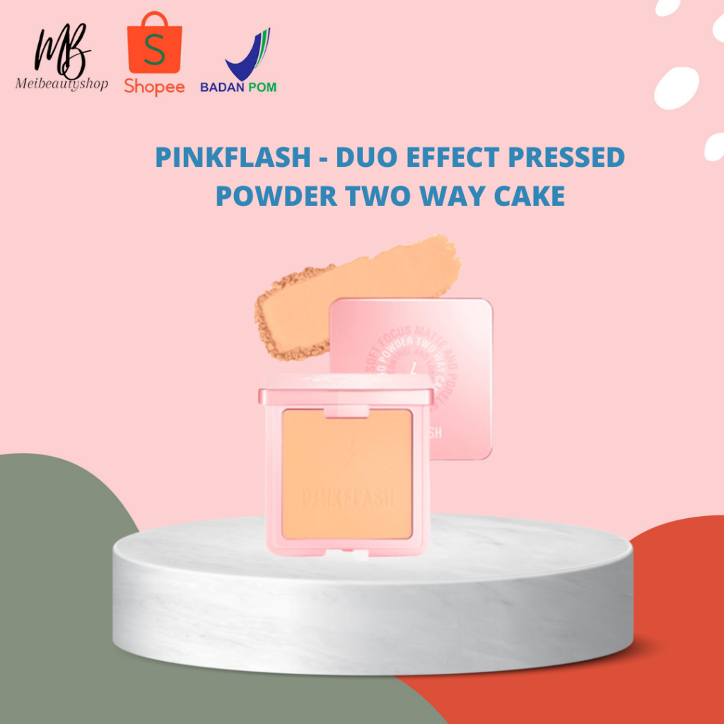 Jual PINKFLASH - Duo Effect Pressed Powder Two way Cake PF-F17 | Shopee ...