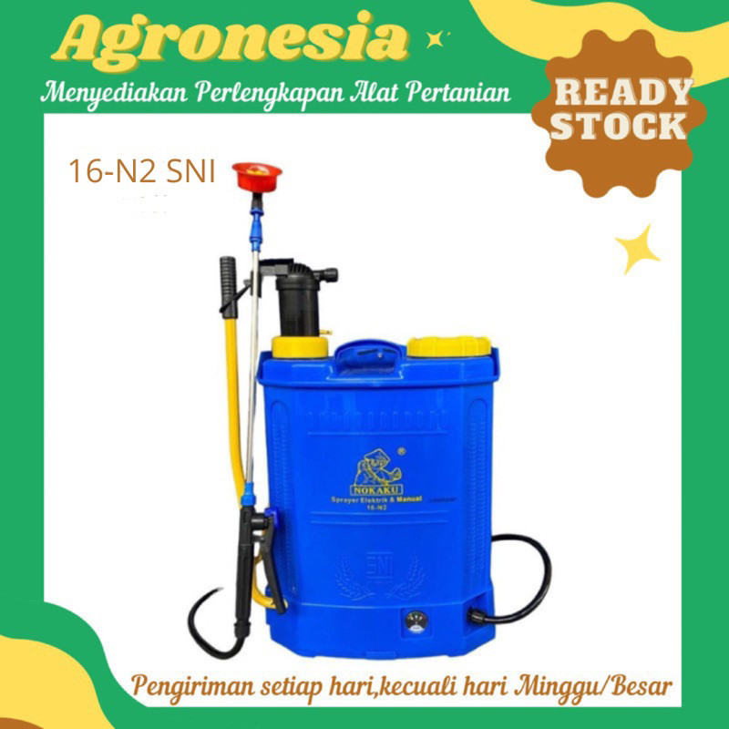 Jual Sprayer Nokaku Manual & Elektrik 16L /Alat Semprot Tanaman ...