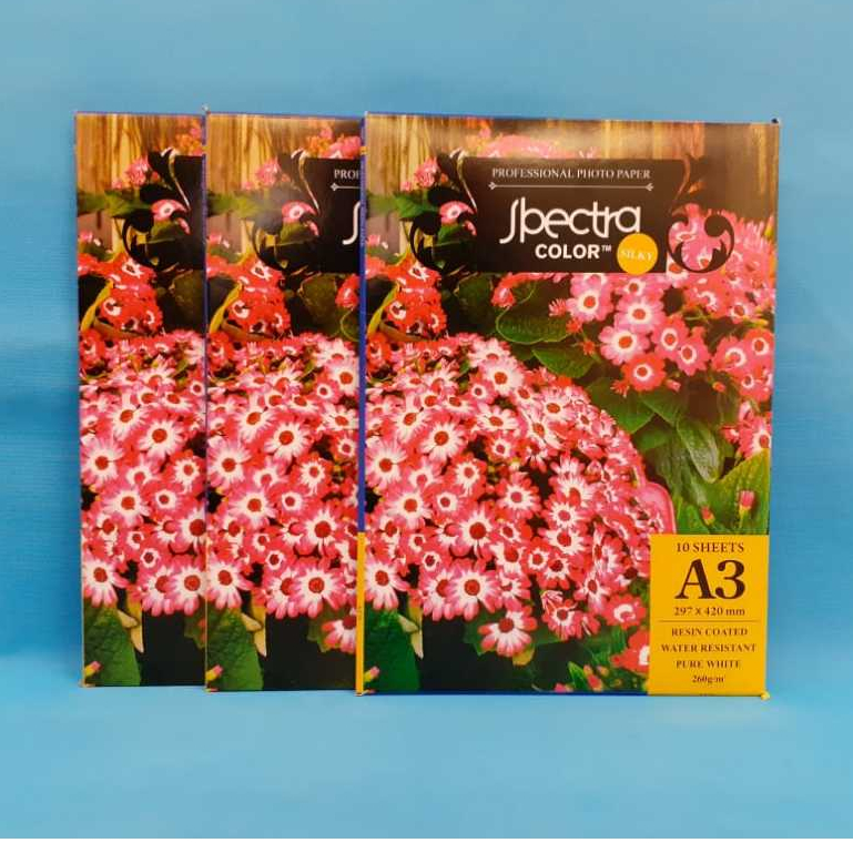 Jual KERTAS FOTO SPECTRA A3 / PAPER INJET A3 SILKY | Shopee Indonesia