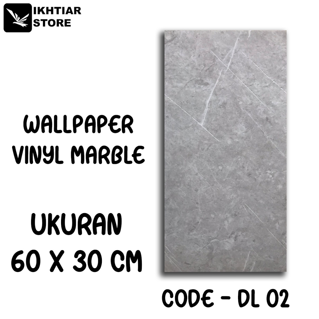 Jual 10 Lembar | Wallpaper dinding VINYL Marble 30 x 60 cm 2mm / Lantai Granit / Stiker Lemari ...