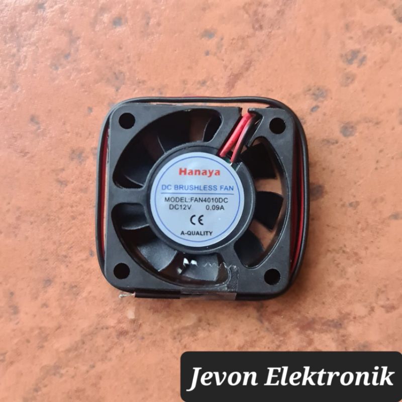 Jual Hanaya DC Brushless Fan 4x4 5x5 12V Kipas 12 V Volt Fan4010DC ...