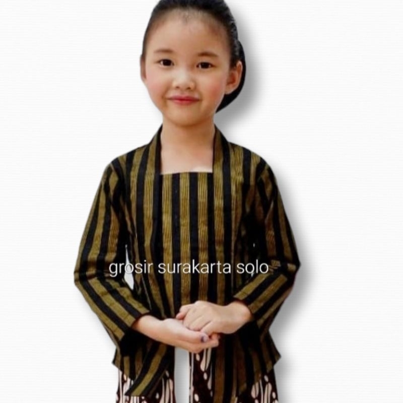 Jual Kebaya Lurik Anak Perempuan 1-12 thn / Surjan Lurik Anak | Shopee ...