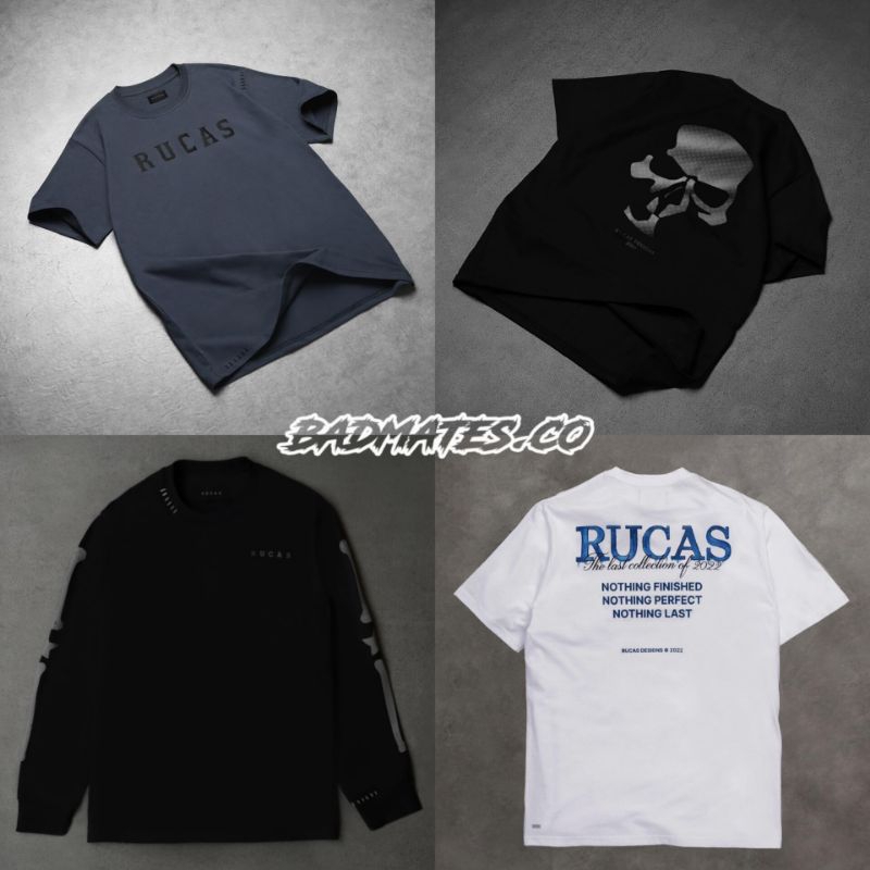 Jual Rucas The Last Collection Tee/Skeleton Monogram/The Initial ...