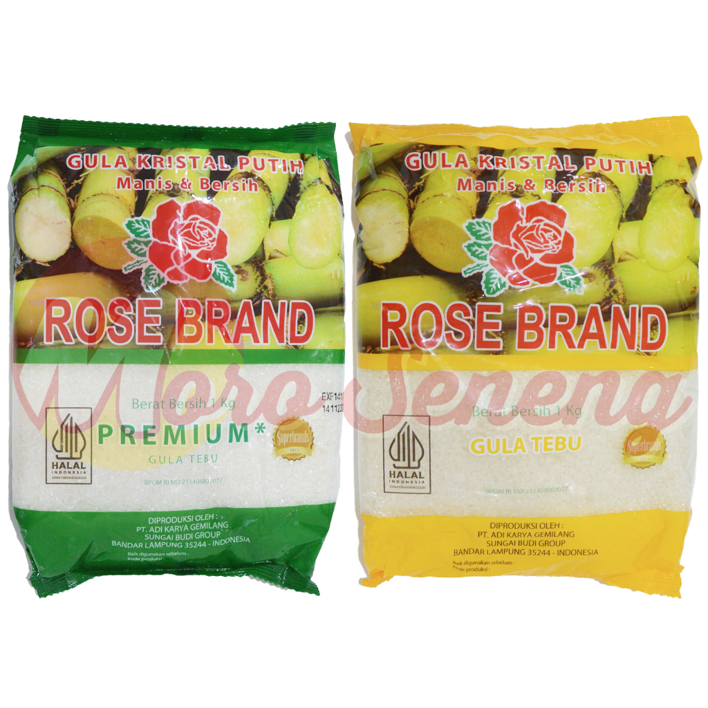Jual Gula Rose Brand 1 kg Rosebrand 1kg Hijau Kuning Putih Premium Tebu ...