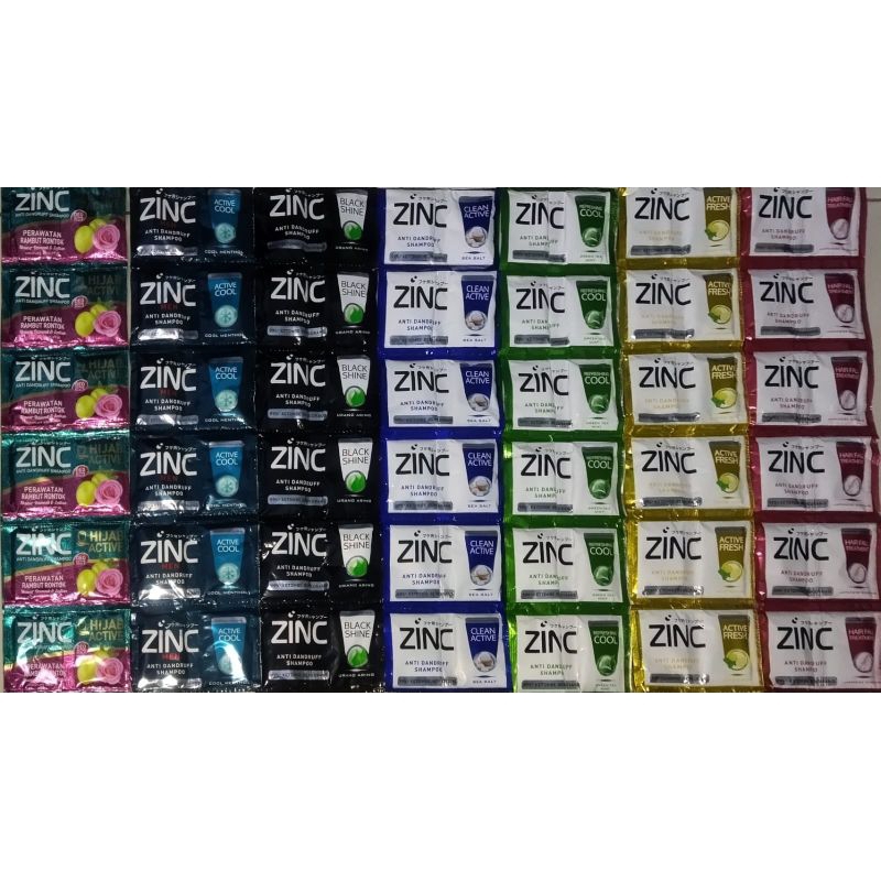 Jual SAMPO ZINC SACHET 10 ML 1 Renteng 12 Sachet 24 Pcs | Shopee Indonesia