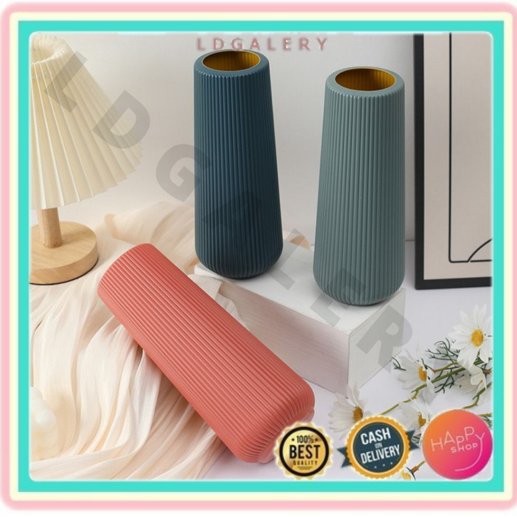 Jual LDG Vas Bunga 3530 Pot Bunga Plastik Modern Minimalis Vas Bunga ...
