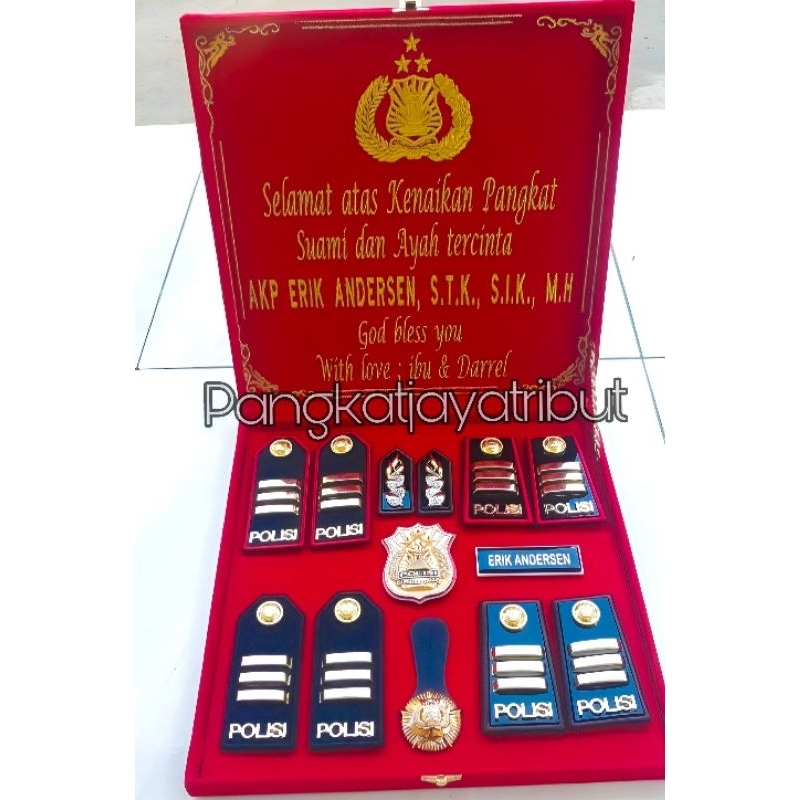 Jual Pangkat Set Box AKP Polisi Pdh Pdu Set Box Custom Perlengkapan ...