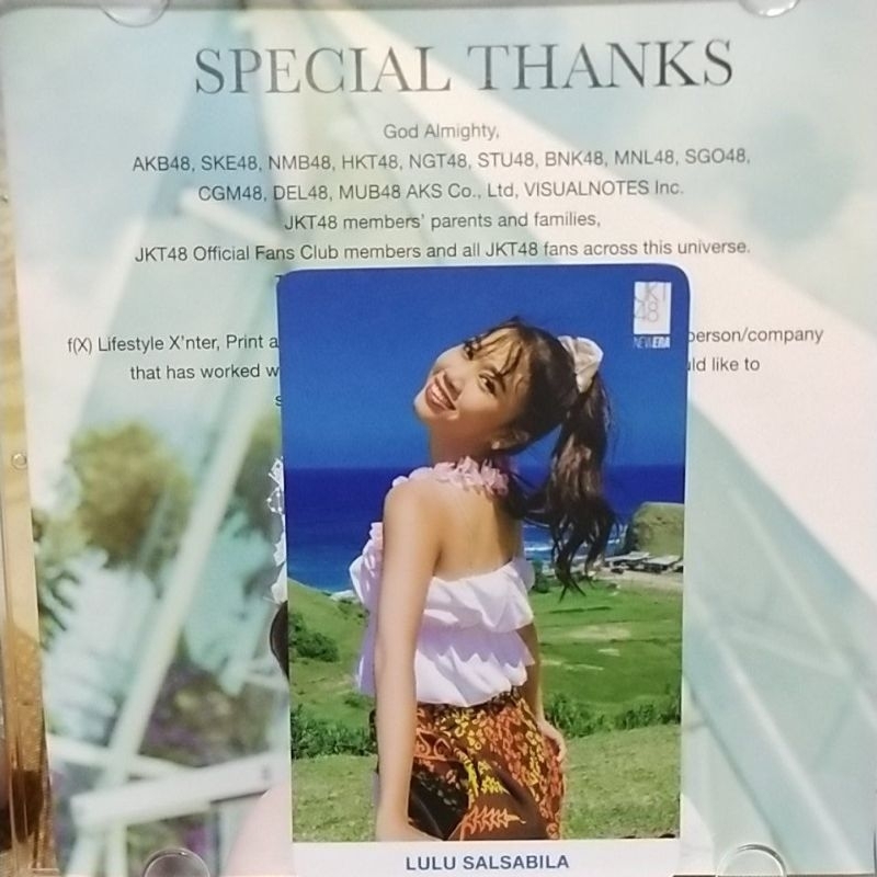 Jual photocard member jkt48 lulu salsabila summer tour official ...