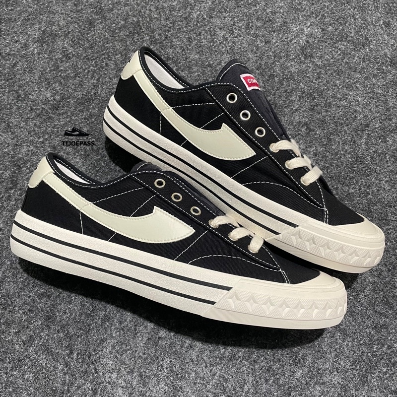 Jual COMPAS RETROGRADE BLACK WHITE LOW SEPATU PRIA SNEAKERS CASUAL ...