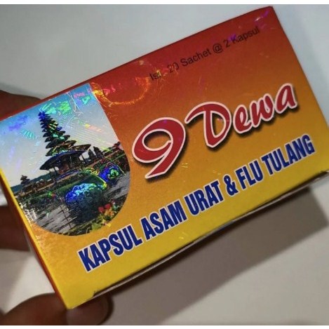 Jual Kapsul 9 Dewa Kemasan Kotak Original Obat Asam Urat | Shopee Indonesia