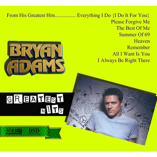 Jual cd audio Bryan Adams, Greatest Hits - Import, Sealed, New ...