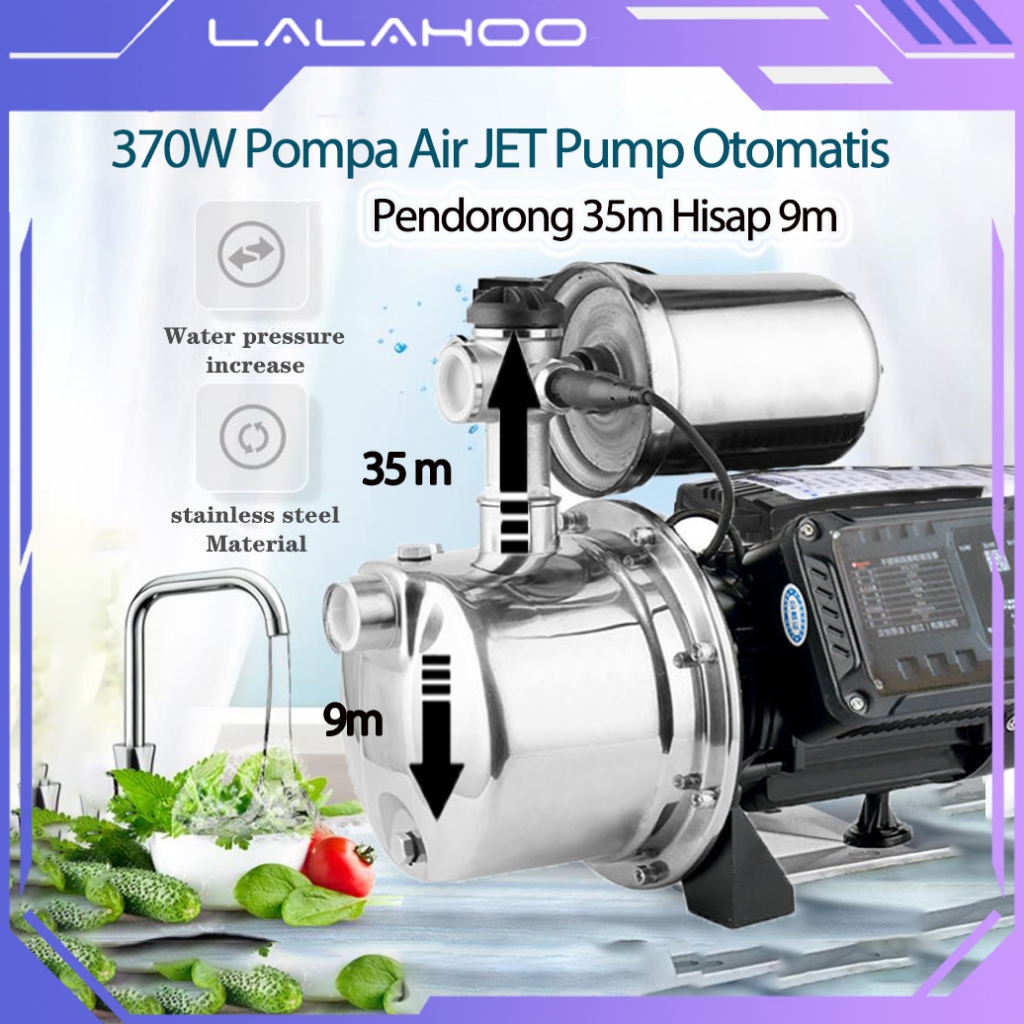 Jual Pompa Air Jet Pump 370Watt 304 Stainless Steel Pompa Booster ...