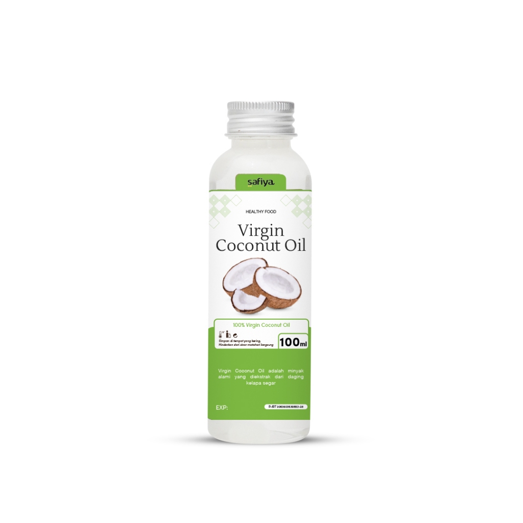 Jual kemasan botol Virgin Coconut Oil 100 ml Safiya | Shopee Indonesia