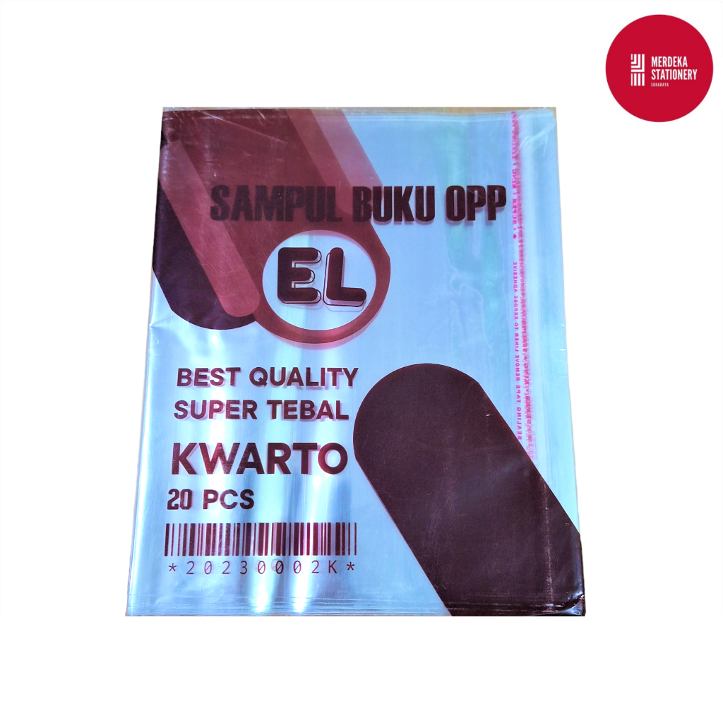 Jual Sampul Buku/Book Cover Plastik/Plastic OPP Kwarto/Kuarto Lem EL ...