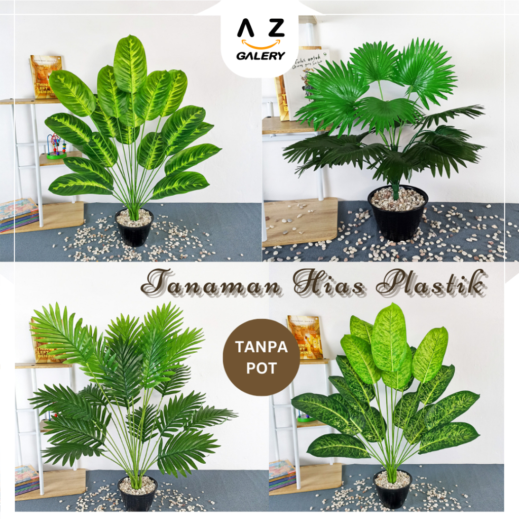 Jual Tanaman Hias Plastik Bunga Daun Monstera Sintetis Palsu Hiasan ...