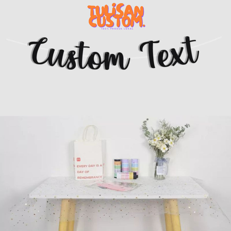 Jual Tulisan Costum - Huruf Kayu Timbul Custom Nama Kayu Hiasan Dinding ...