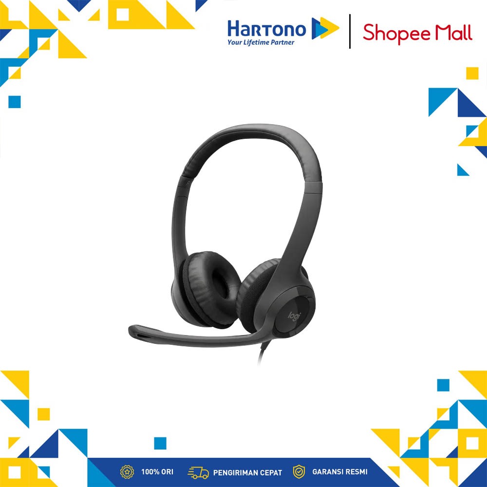 Jual Logitech H390 Multimedia Headphone Graphite 981-000485 | Shopee ...