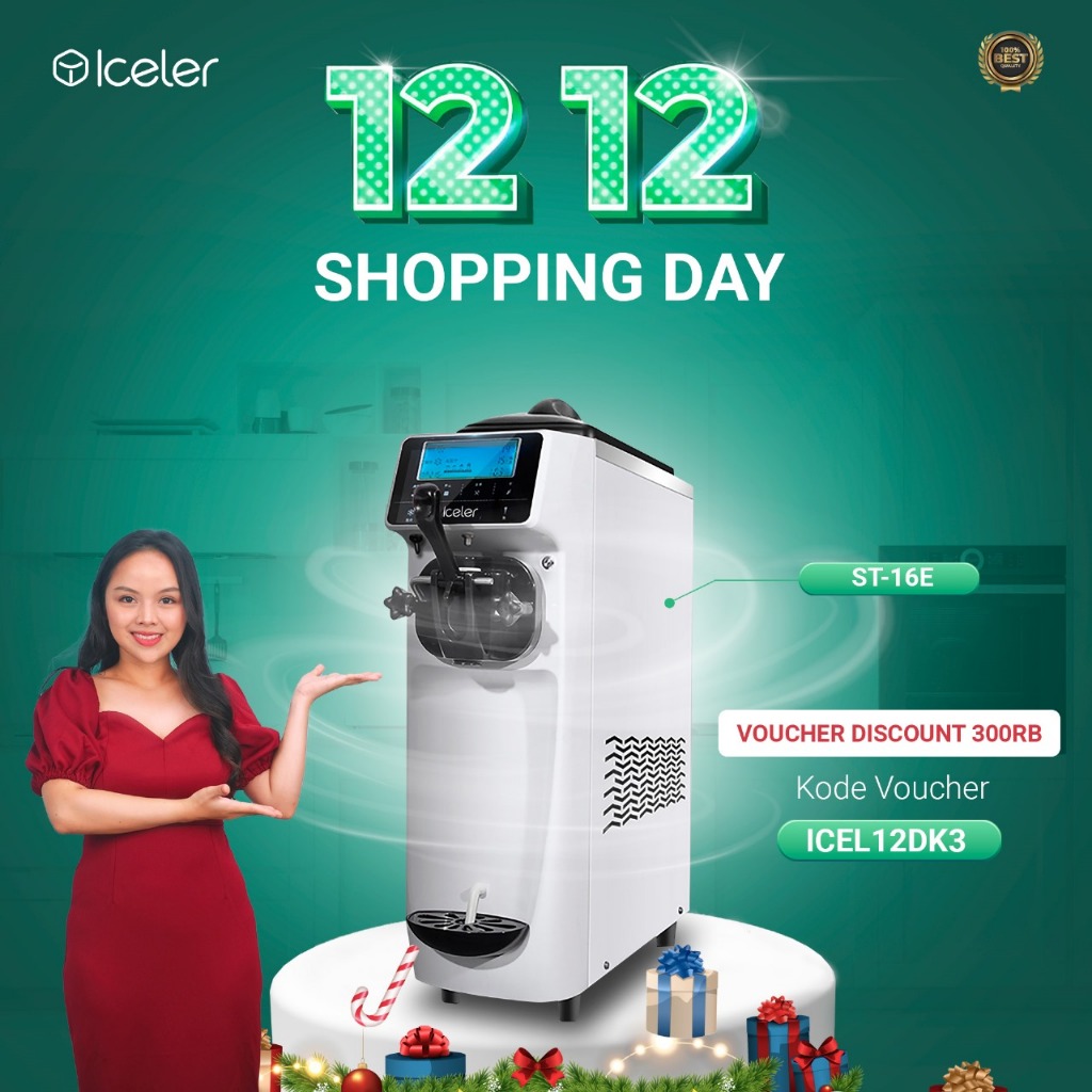 Jual Iceler Mesin Soft Es Krim Ice Cream Maker 1 Tuas | Shopee Indonesia