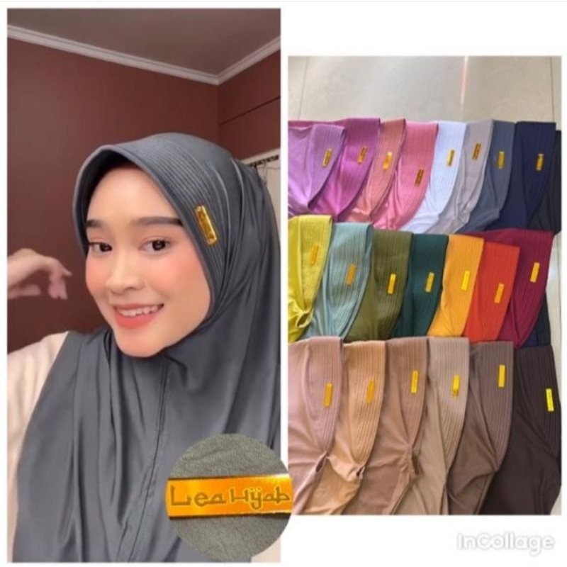 Jual HIJAB BERGO HAMIDAH INSTAN.SIZE.M LABEL BESI AKRILIK BY LEA HIJAB(JERSY STANDAR) | Shopee ...