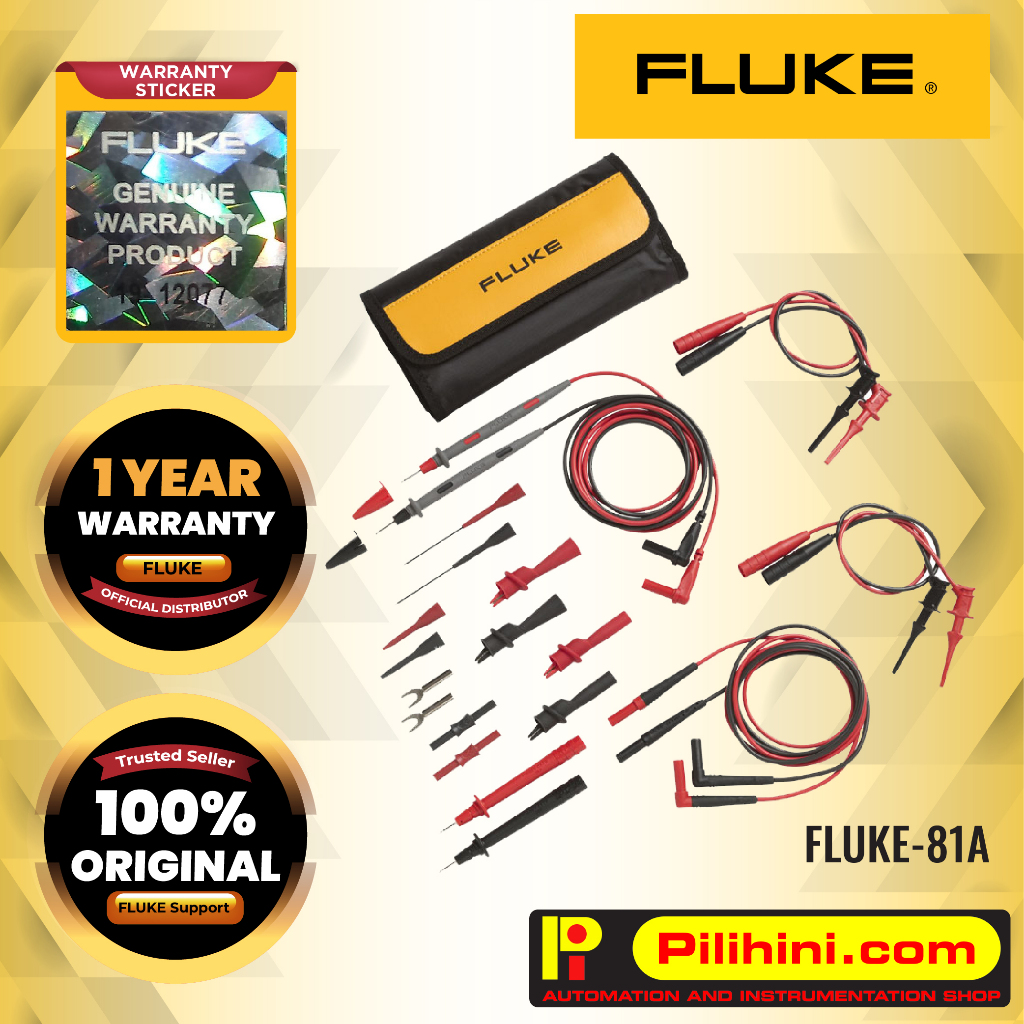 Jual Fluke TL81A Deluxe Electronic Test Lead Kit | Shopee Indonesia