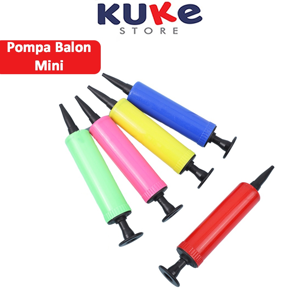 Jual KUKE POMPA BALON TANGAN MANUAL MINI PORTABLE / ALAT POMPA TIUP ...