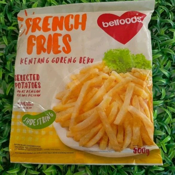 Jual Belfoods French Fries (Kentang Goreng Beku) - berat 500 gr ...