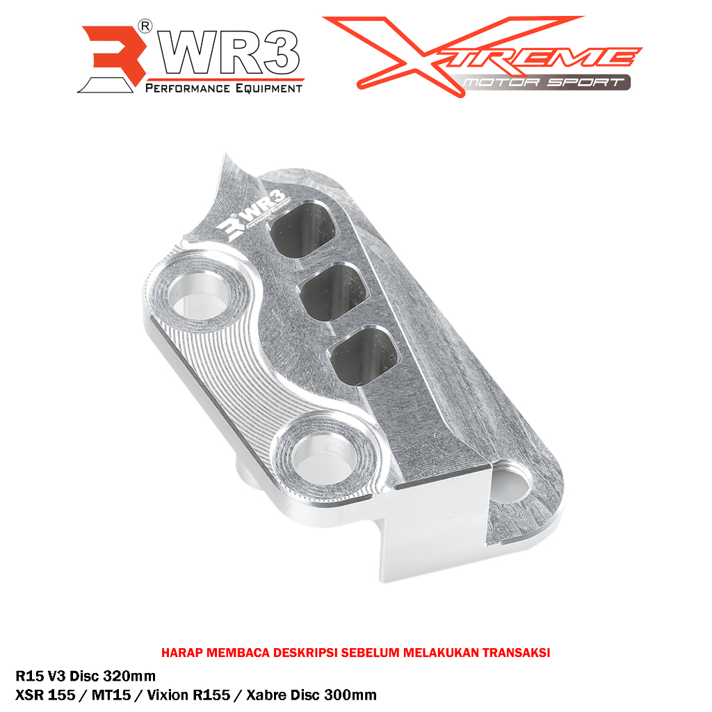 Jual Breket Kaliper Depan WR3 For Untuk Kaliper 4P R25 / MT25 / R15 V3 / XSR 155 / MT15 / Xabre ...