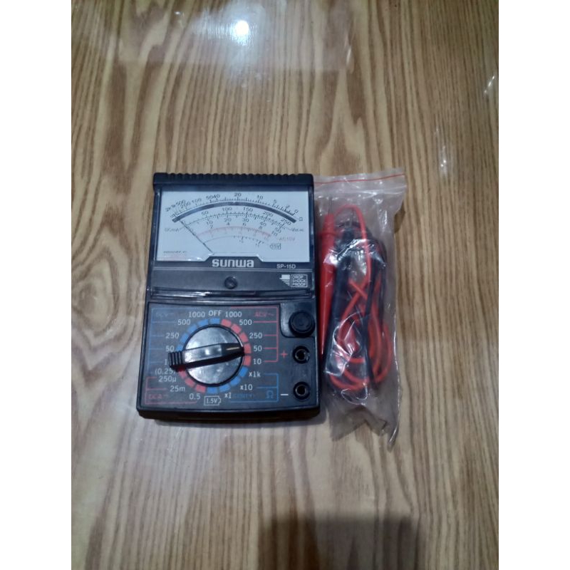 Jual Multi Tester Manual Merek SUNWA SP15D Multitester Alat Ukur ...