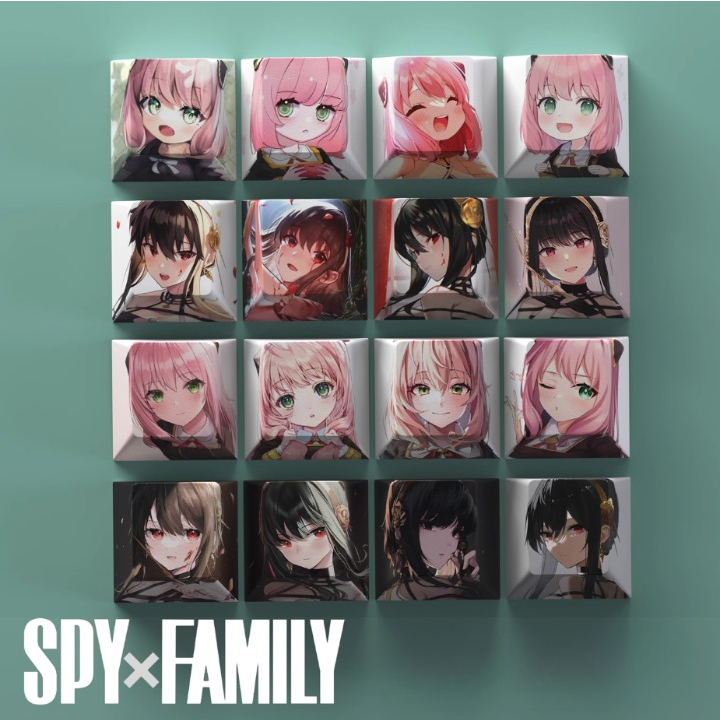 Jual Spy x Family Anya Yor Forger Thorn Princess Keycaps Mechanical ...